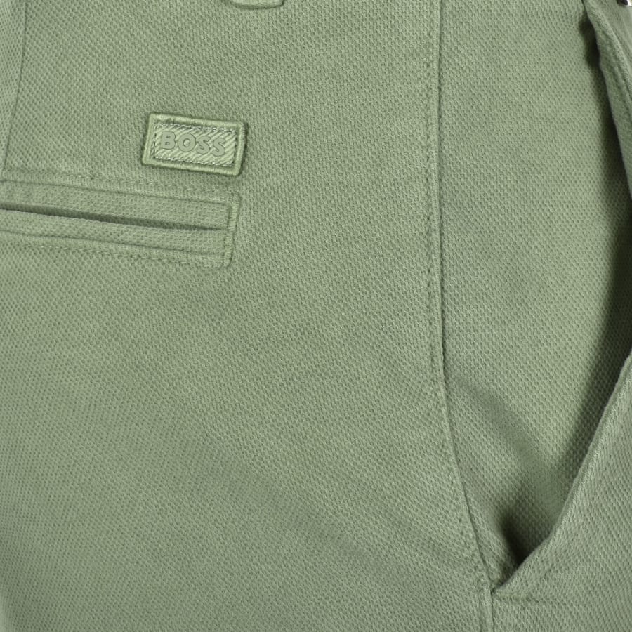 BOSS Slice Shorts Slim Fit Green | Mainline Menswear